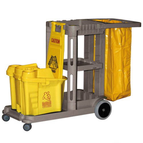 MRI JANITOR CART WITH MOP BUCKET AND WRINGER Артикул:MBM-JB